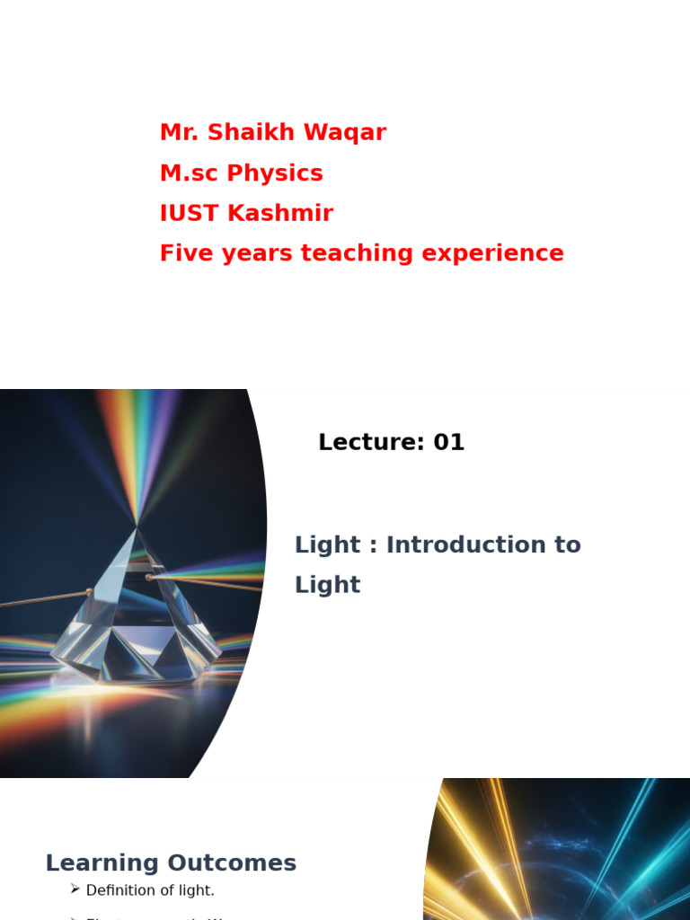 LIGHT Definition of Light | PDF | Electromagnetic Radiation | Light