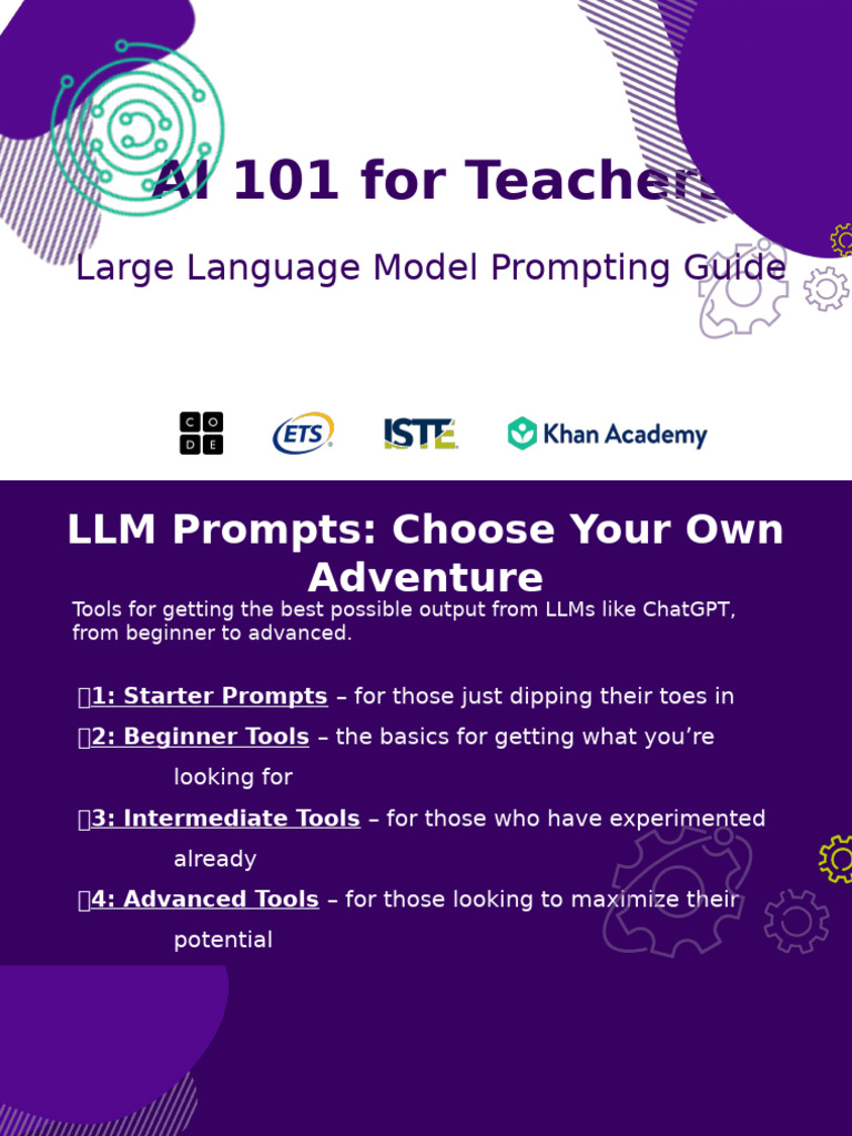 LLM Prompting Guide for Educators | PDF | Market (Economics) | Demand
