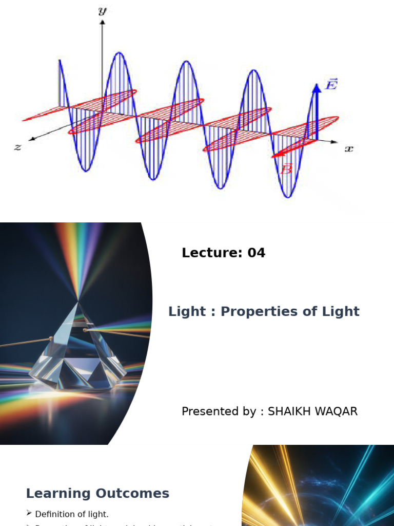 LIGHT LECTURE 4 NEW-properties of Light | PDF | Light | Reflection ...