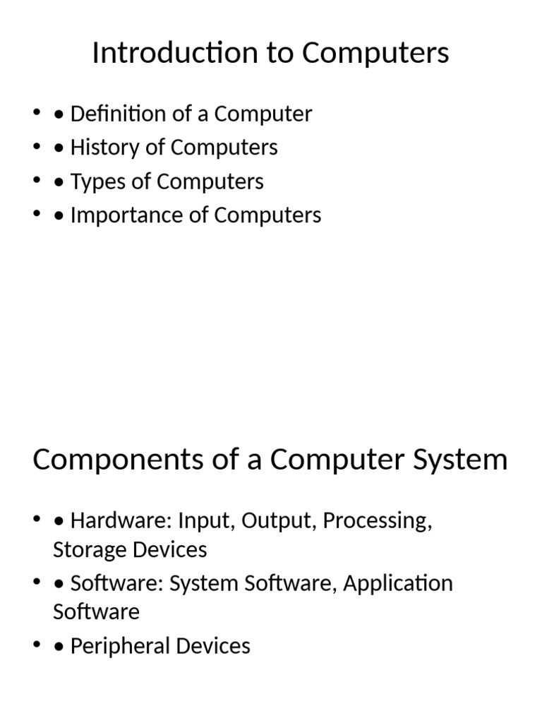 Computer Basics Course | PDF