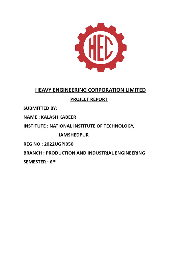 Heavy Engineering Corporation Overview | PDF | Heat Treating | Foundry