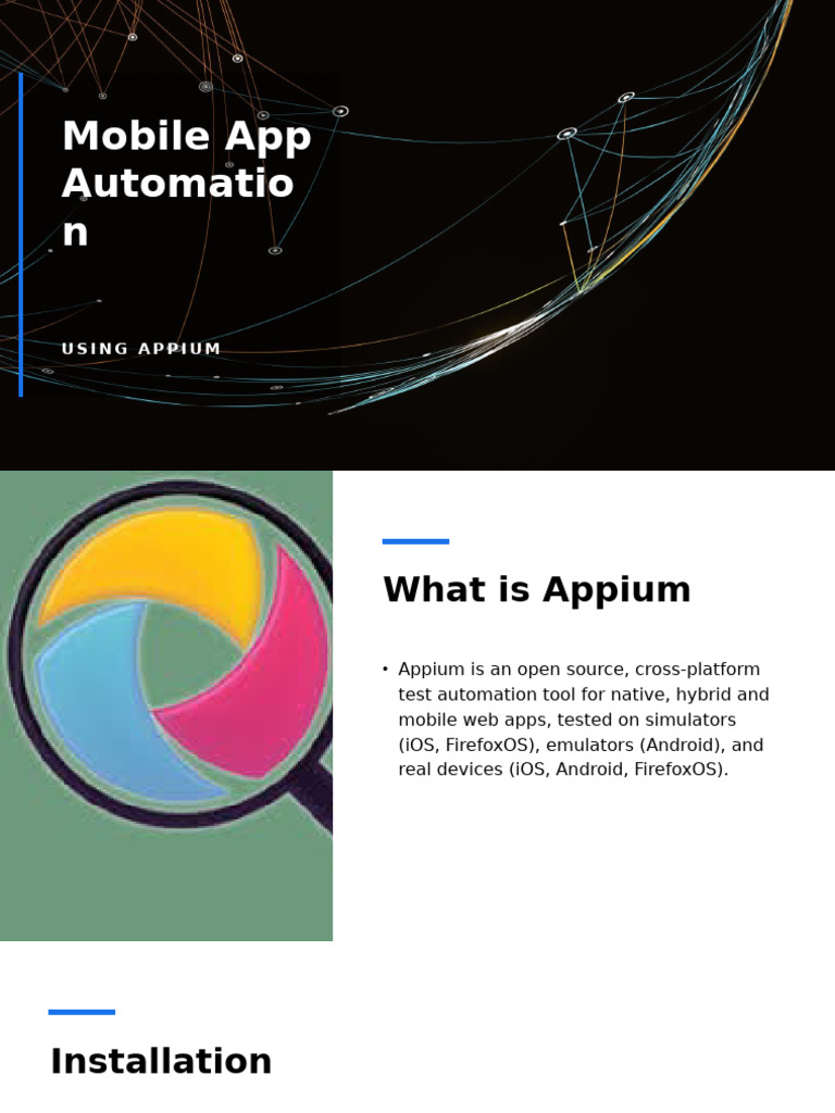 Appium Mobile App Automation Guide | PDF