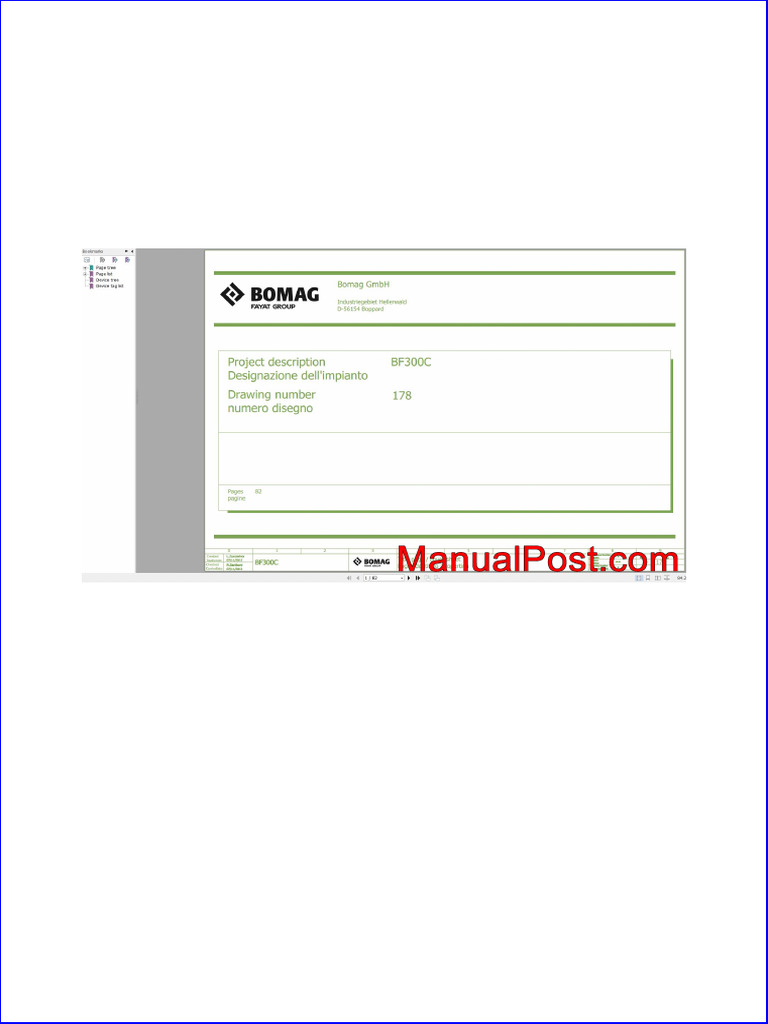 Bomag Bf300c Wiring Diagram Function 178 2012 en It | PDF