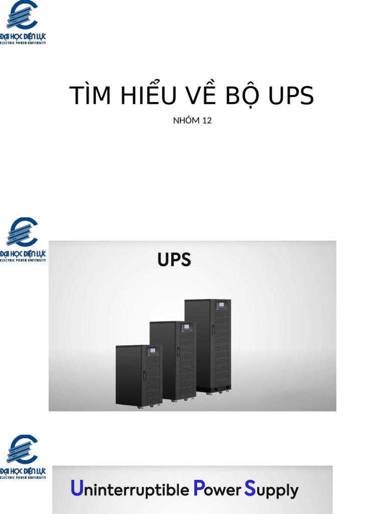 Tìm Hiểu Về Bộ Ups-nhóm 12 | PDF