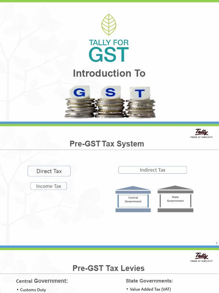 Introduction To GST | PDF | Taxes | Invoice