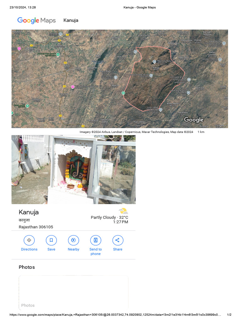 Kanuja - Google Maps | PDF