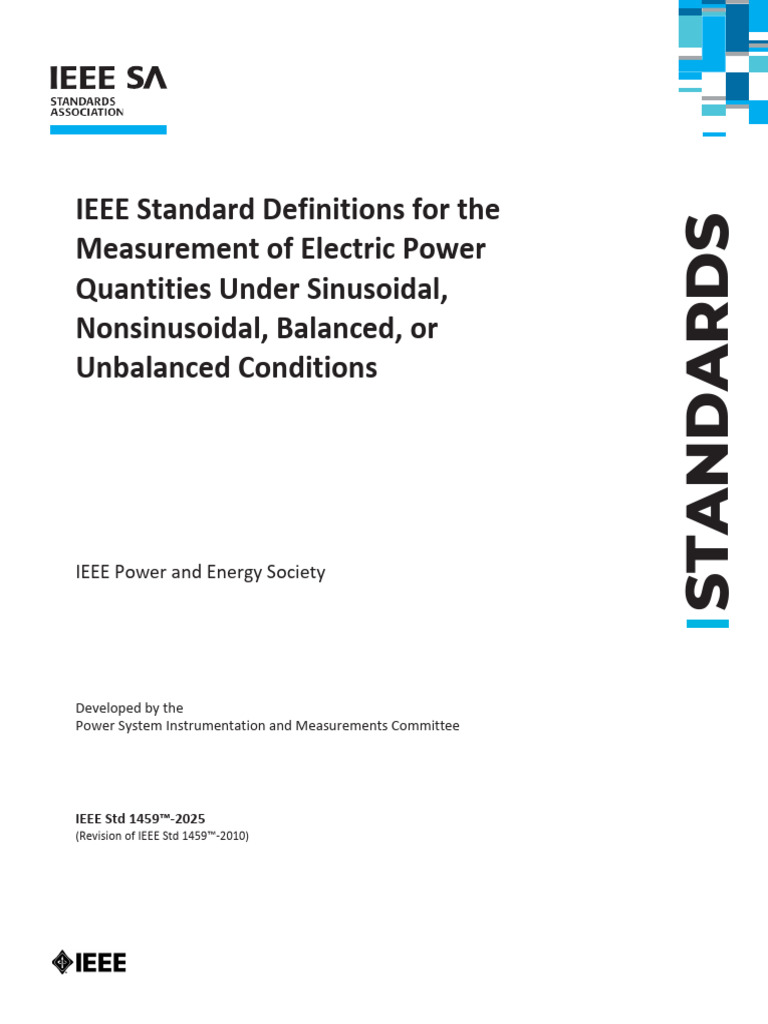 Std 1459-2025 | PDF | Measurement | Patent