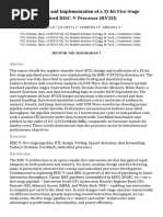 RISC-V Four-Stage OOO Processor Design | PDF | Central Processing Unit ...