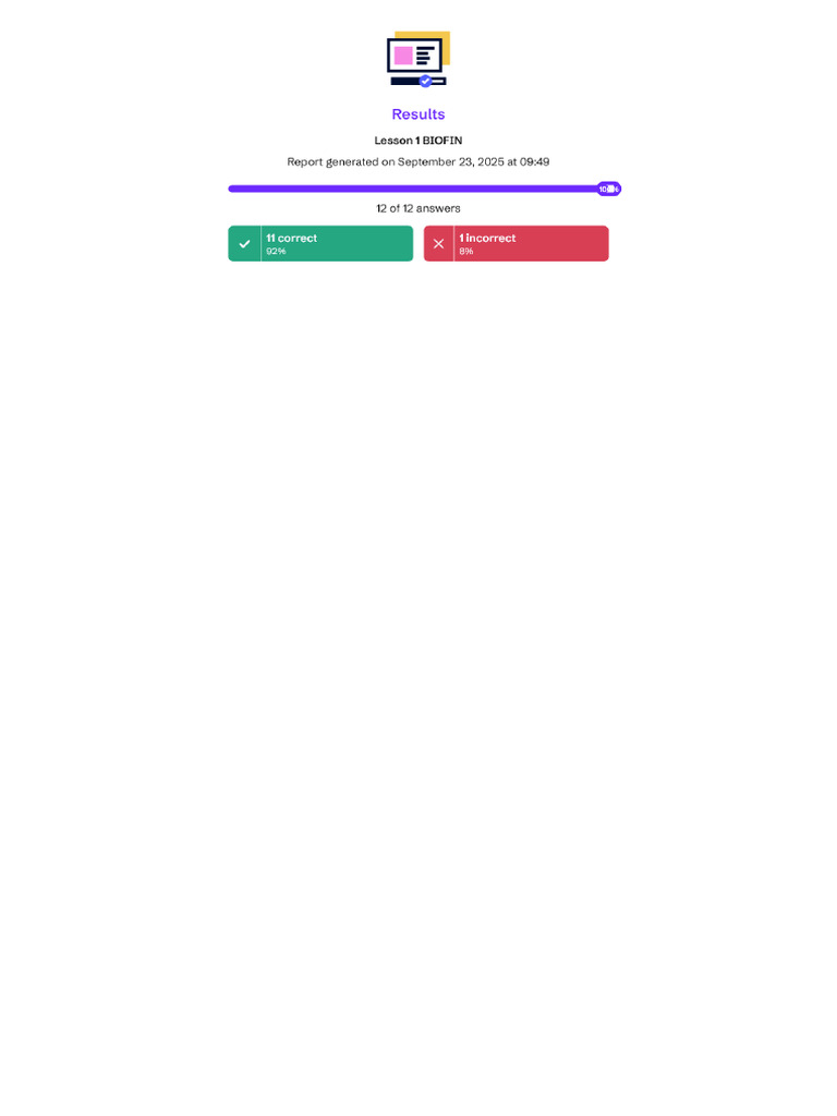 Lesson 1 BIOFIN 23-09-2025 | PDF