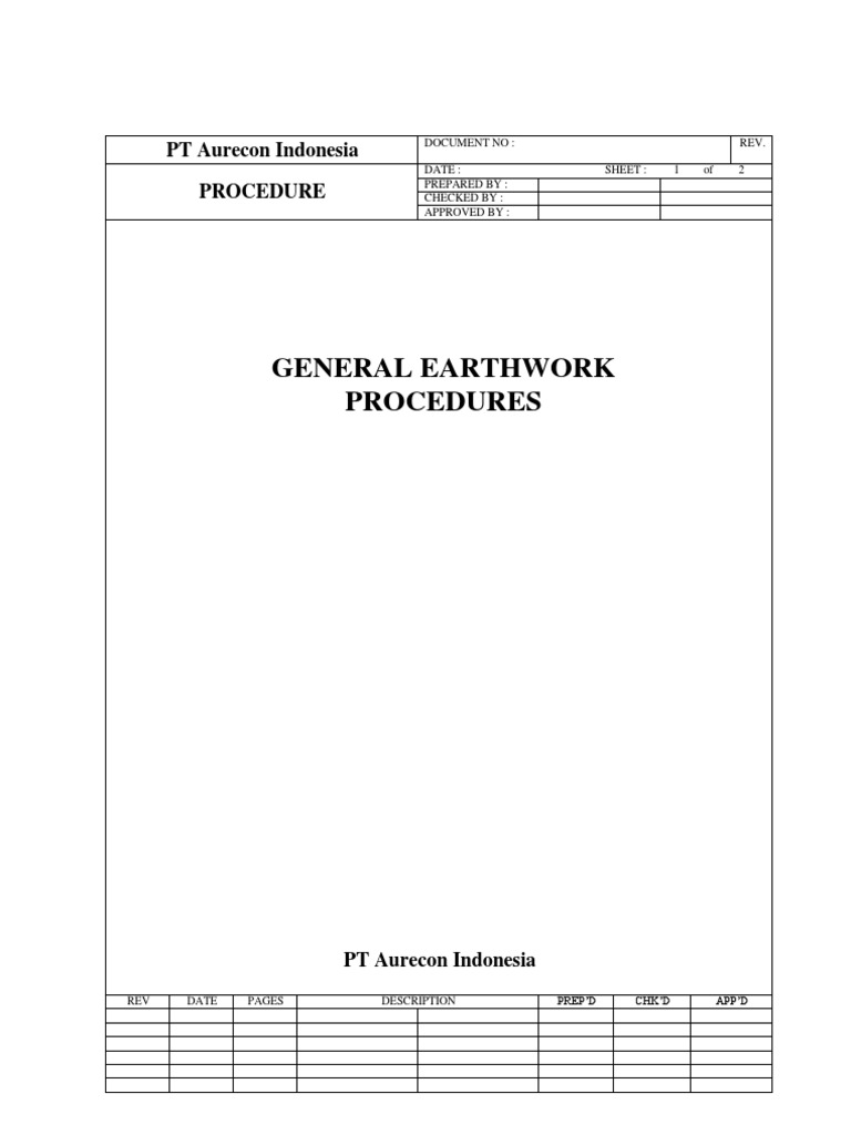 Itp - Earthwork | PDF | Specification (Technical Standard) | Surveying