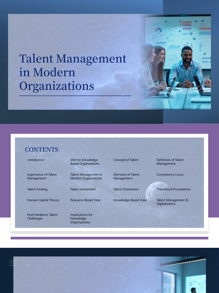 Talent Management Presentation | PDF
