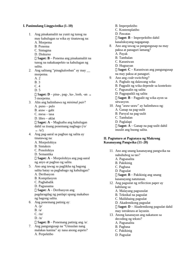 Let Reviewer For Mock Board | PDF