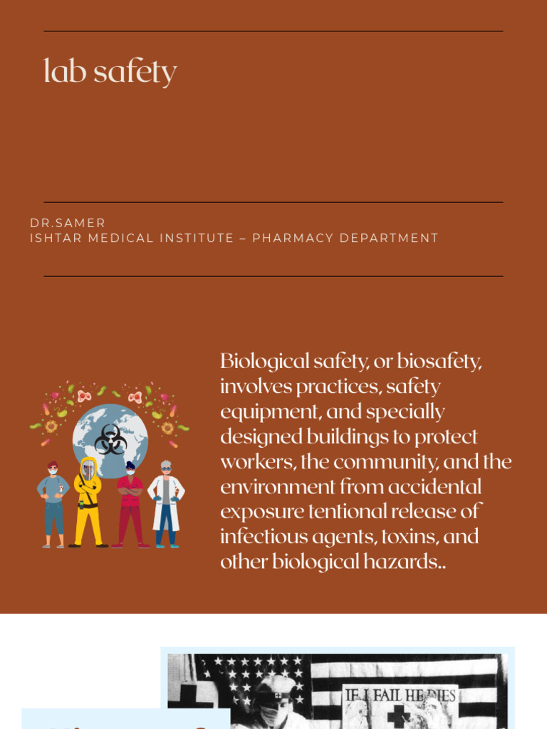 Lab Safety | PDF | Sterilization (Microbiology) | Disinfectant
