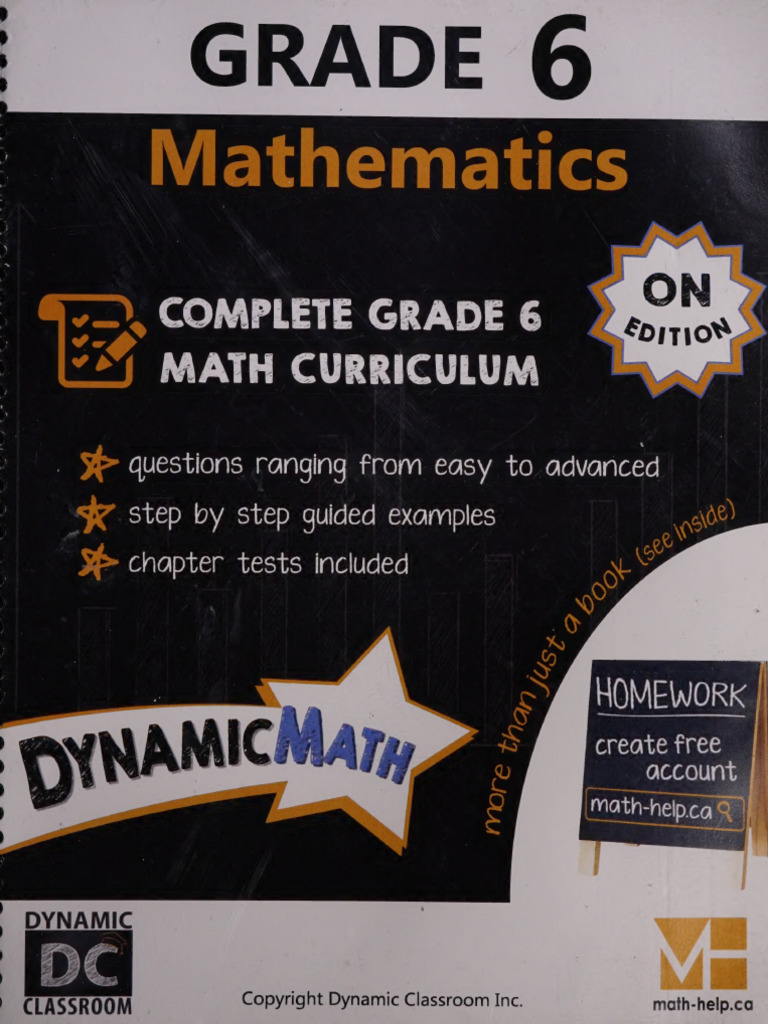 Grade 6 Math Curriculum Guide | PDF | Division (Mathematics) | Area