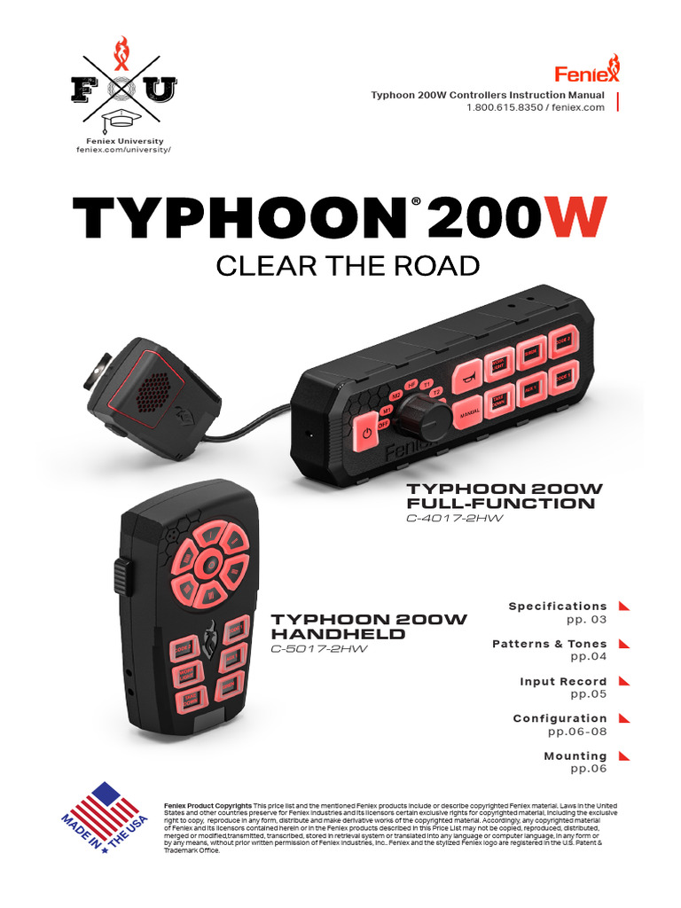 Typhoon 200W Controller Manual - v072325 - vHxeL | PDF | Amplifier ...