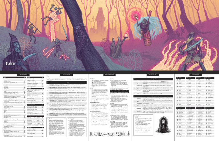 Cairn 2e - GM_Screen | PDF