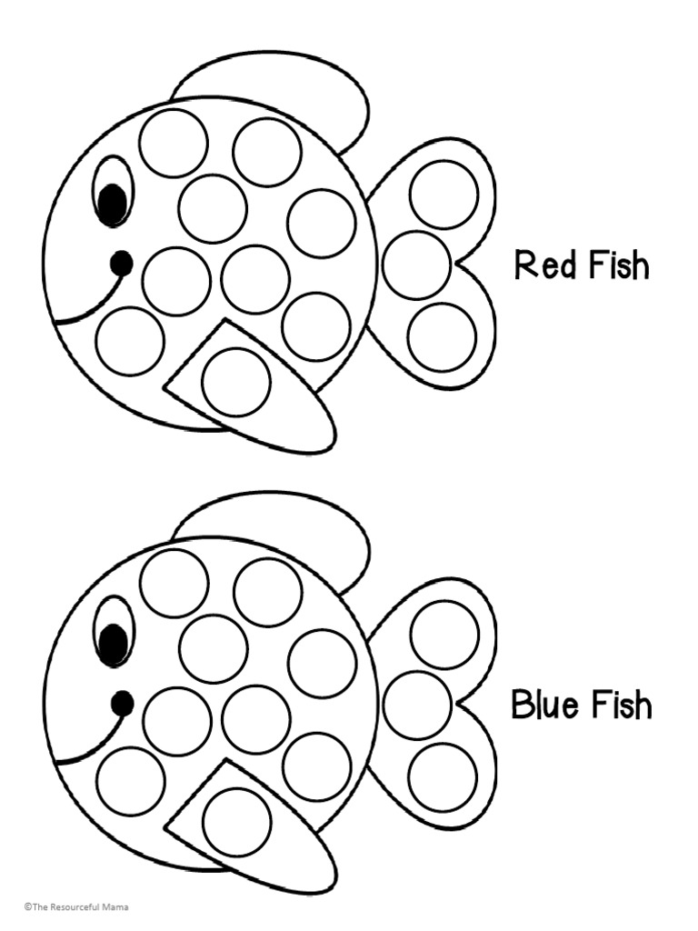 Dr Seuss Fish Dot Painting | PDF