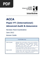 ACCA Performance Objectives Guide | PDF | Audit | Risk