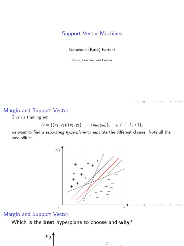 Understanding Support Vector Machines | PDF | Support Vector Machine ...