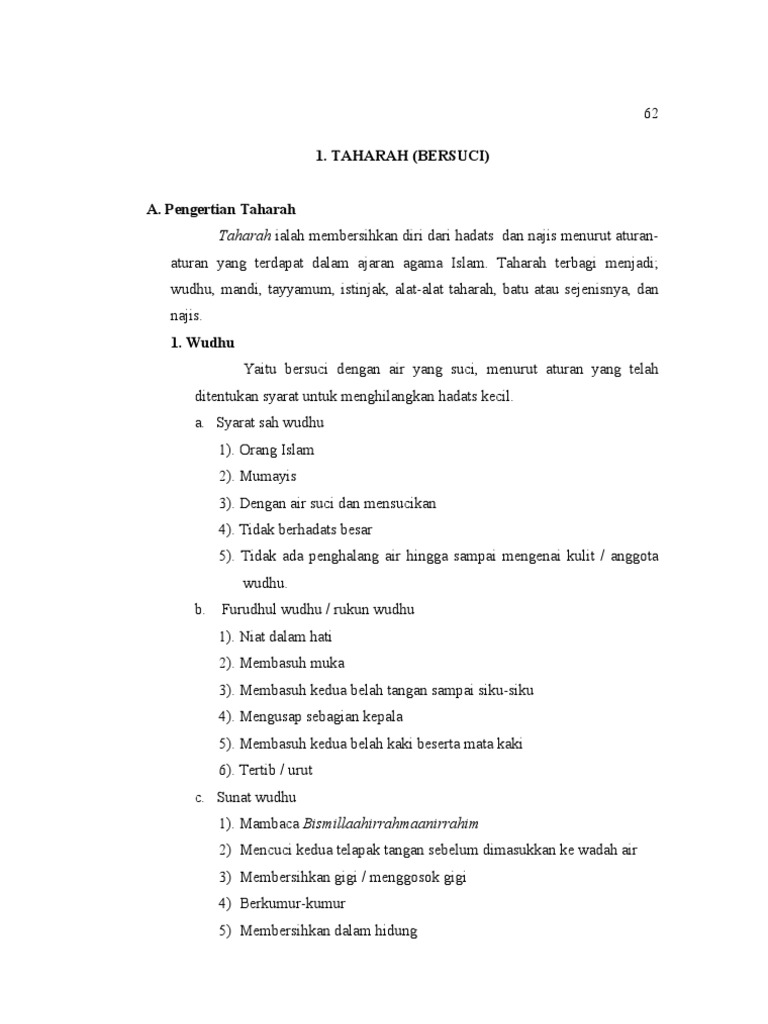 1 Taharah | PDF