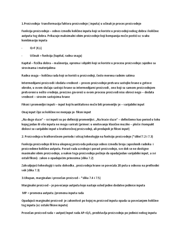 Osnovi Ekonomije | PDF