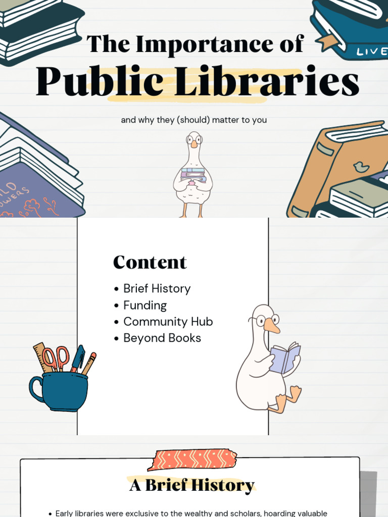 The Importance Of | PDF | Libraries | Public Library