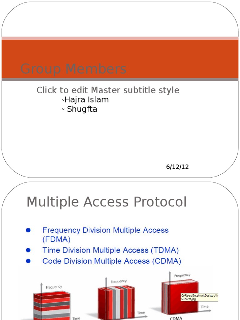 Overview of Multiple Access Protocols | PDF