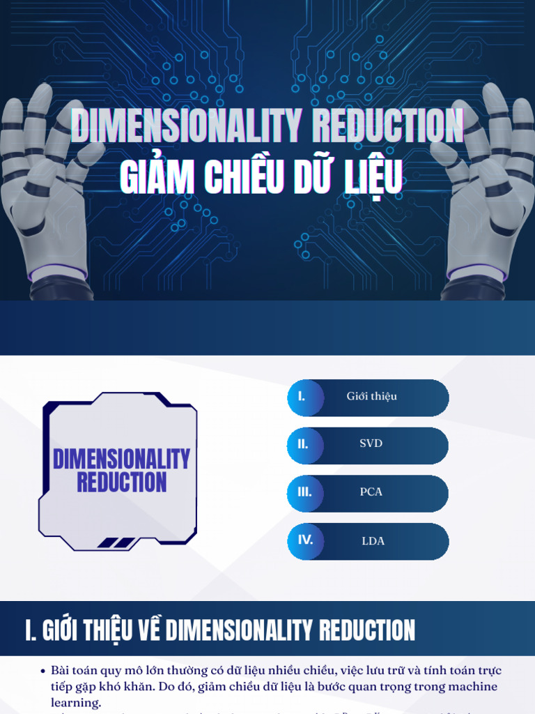 Dimension Reduction | PDF