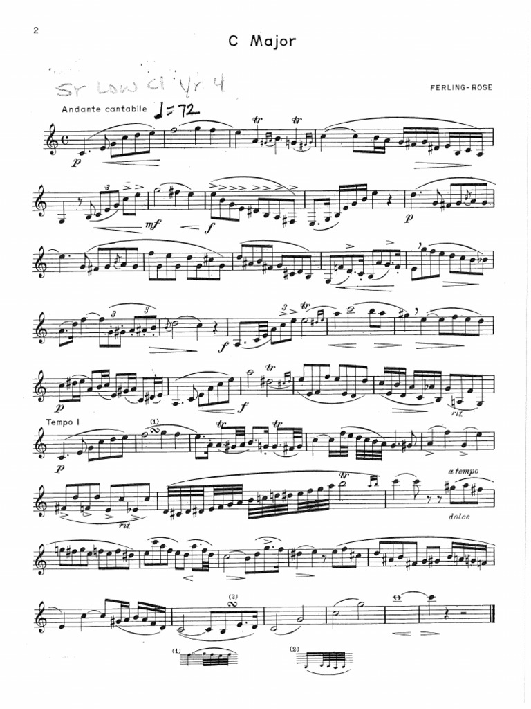 04 HS Low Clarinet | PDF