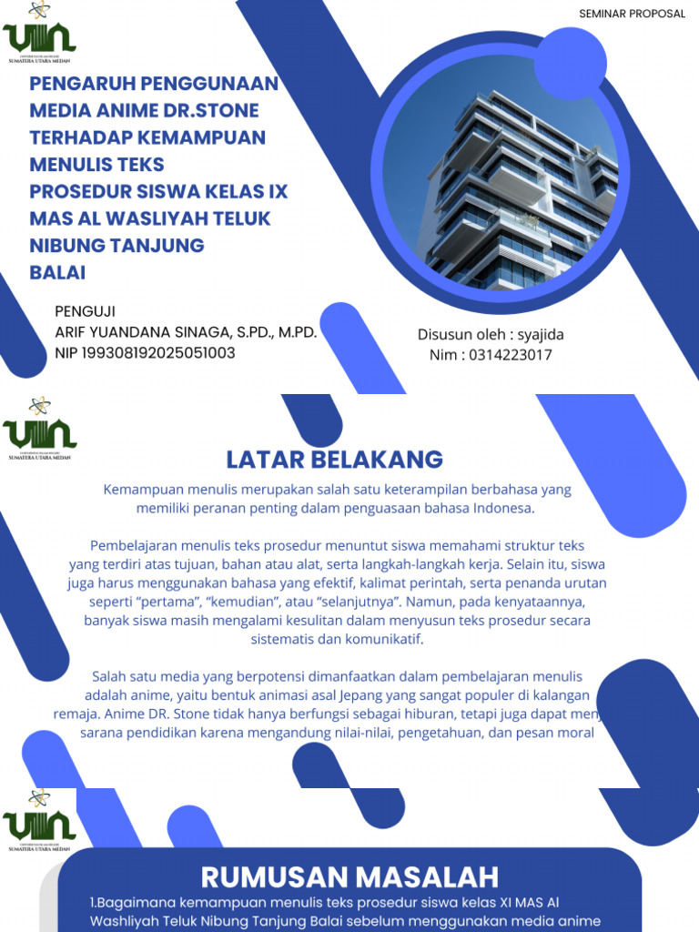 Putih Dan Biru Modern Proposal Bisnis Presentasi | PDF