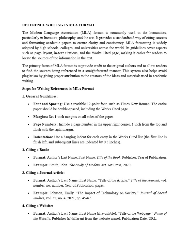 Reference in MLA, Chigago & Oxford | PDF | Citation | Human Communication