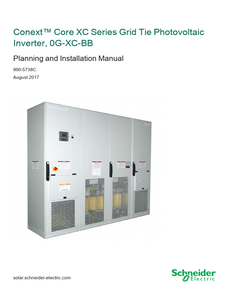 ML20170801 Conext Core Installation Manual 990 5738C | PDF | Power ...