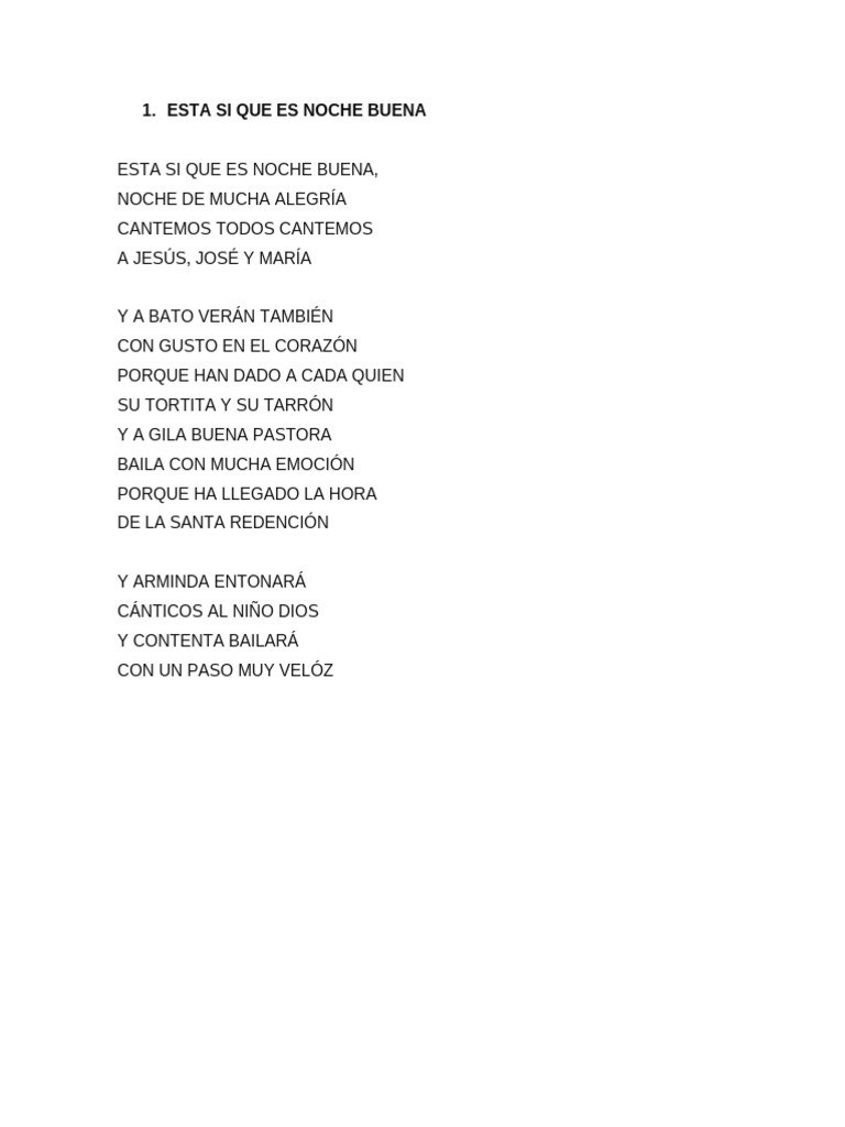 Nochebuena: Alegría y Tradición | PDF