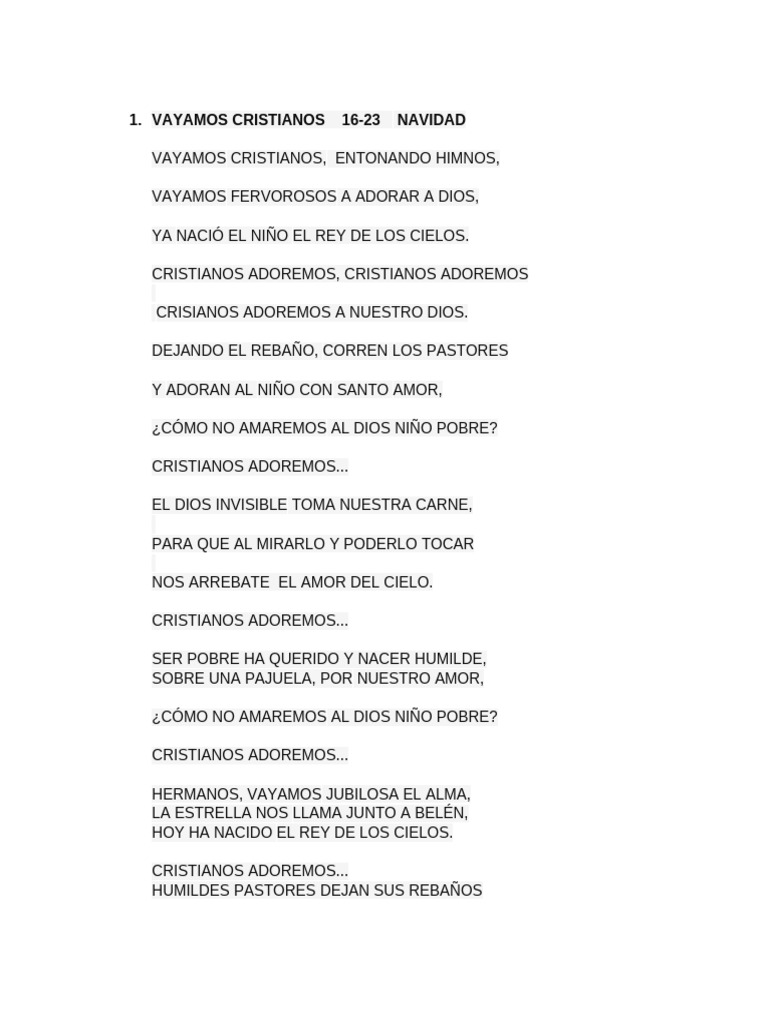 Vayamos Cristianos | PDF