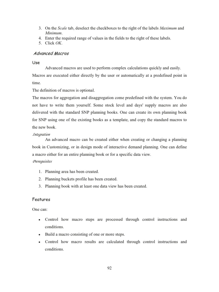 Apo DP Macro | PDF | Macro (Computer Science) | Forecasting