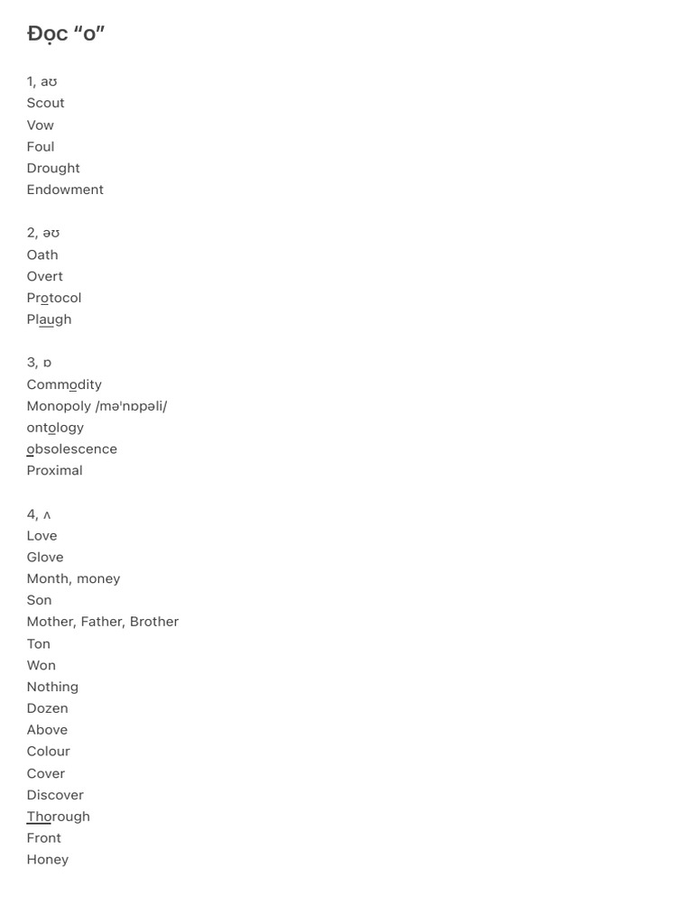 Phonetic Patterns of English Vowels | PDF