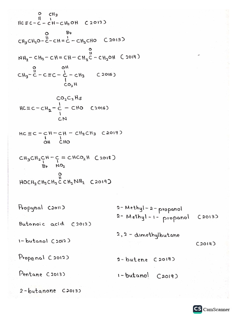 IUPAC Nomenclature PPQs | PDF