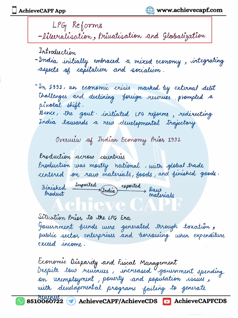 LPG Reforms | PDF