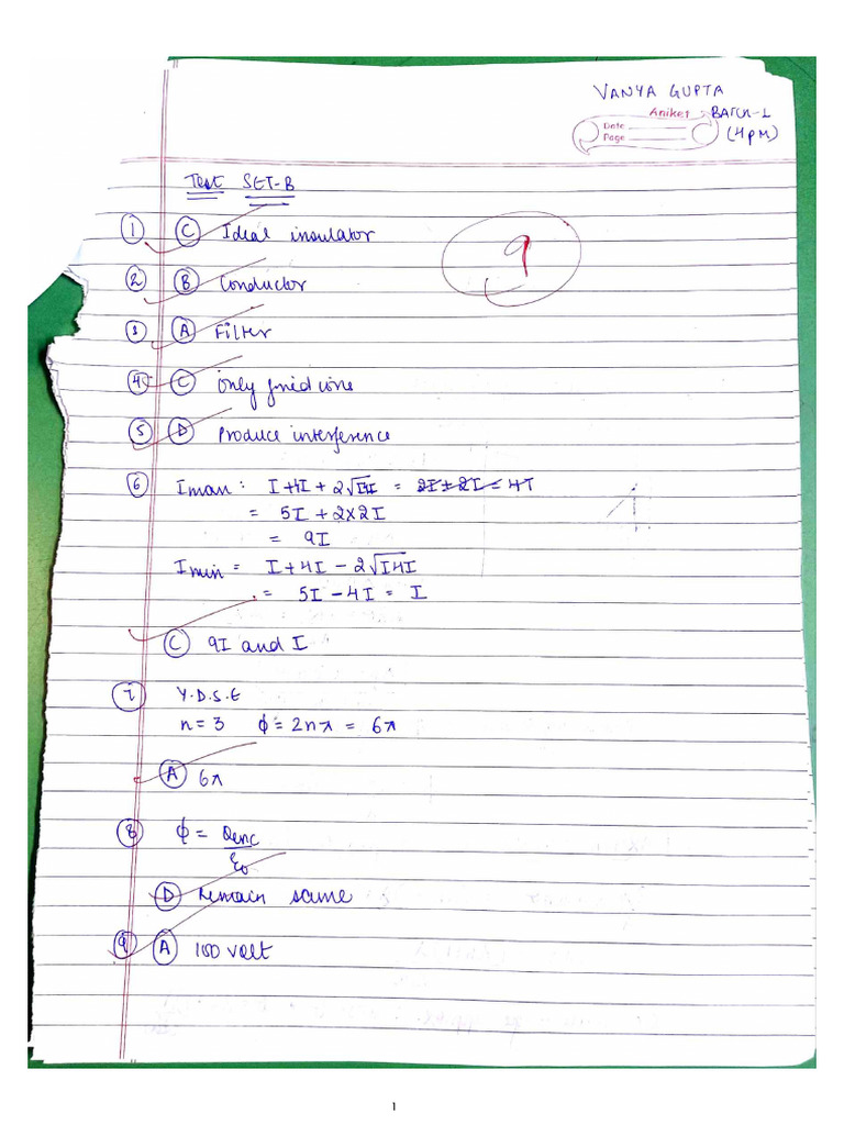 Physics Set B | PDF