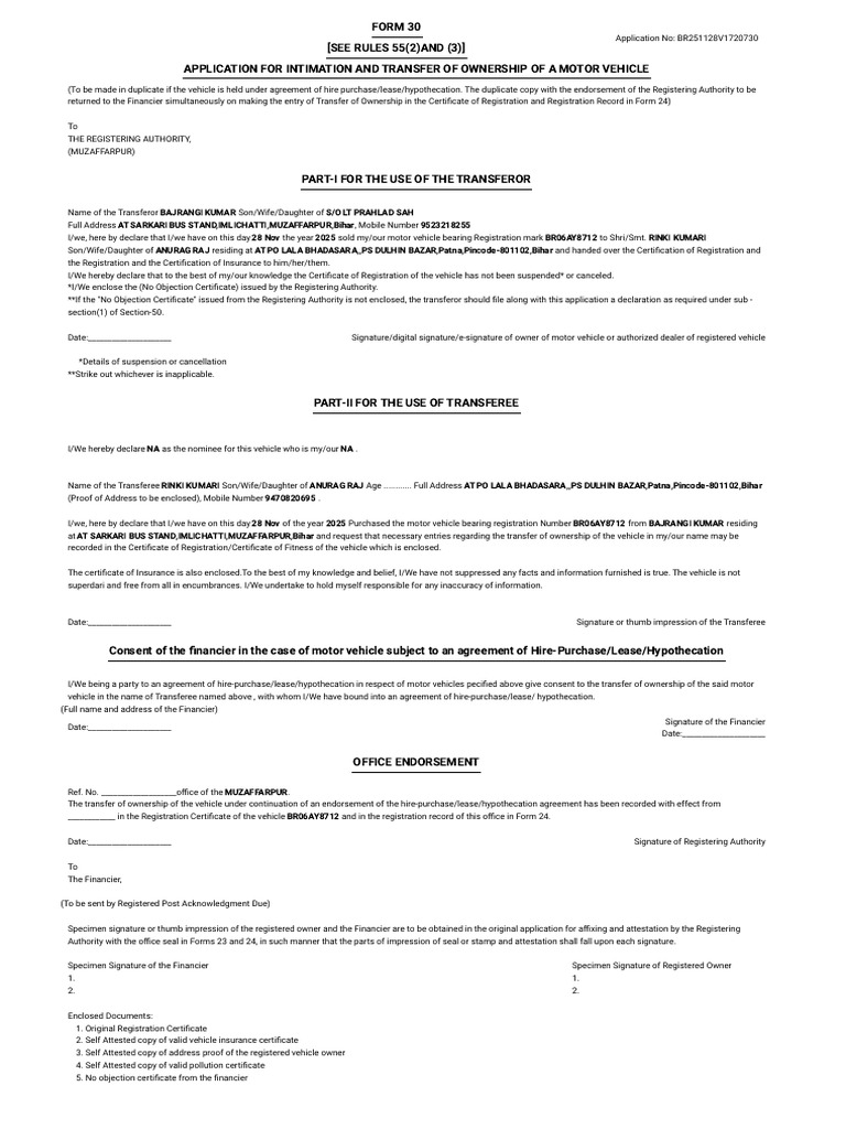 Form 30 | PDF