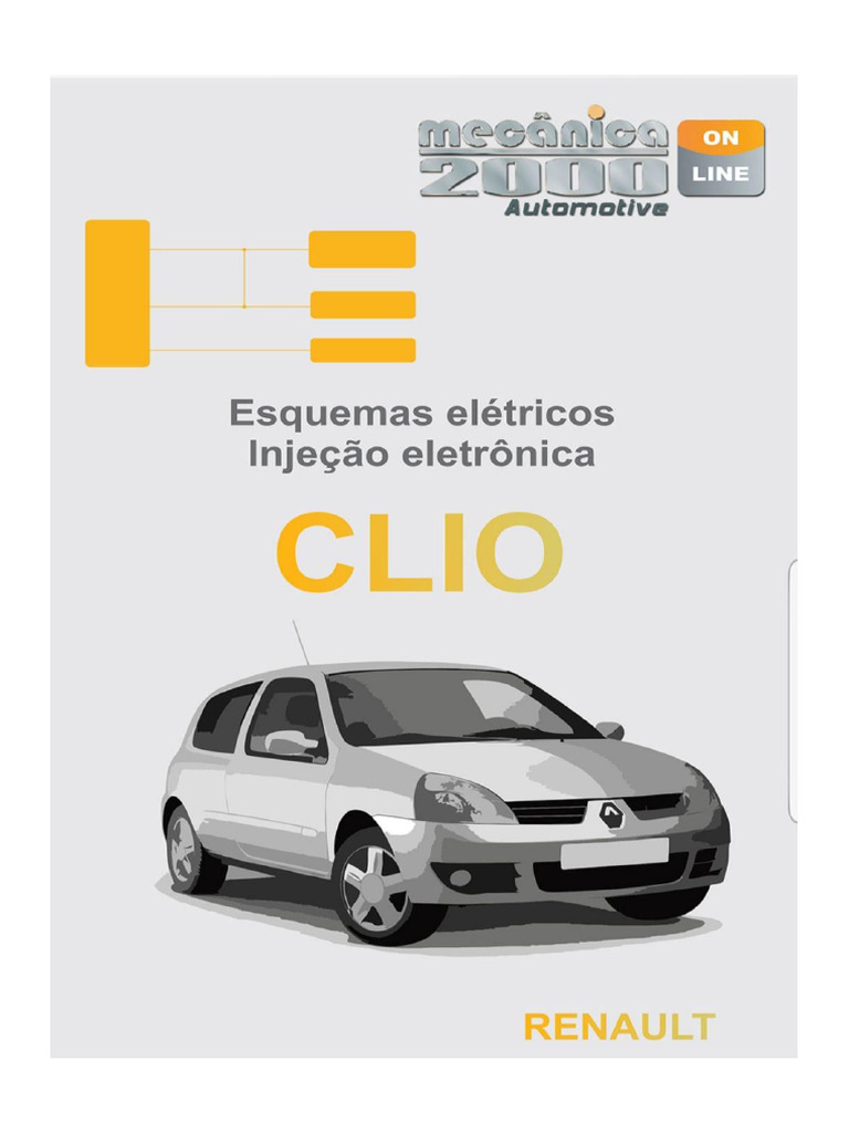 Clio Esquema Elétrico Injeção Eletrônica Siemens SIM32 Motor D4D | PDF