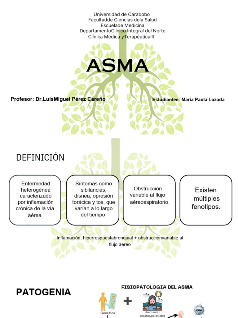 Guía Completa sobre el Asma y su Manejo | PDF | Asma | Alergia