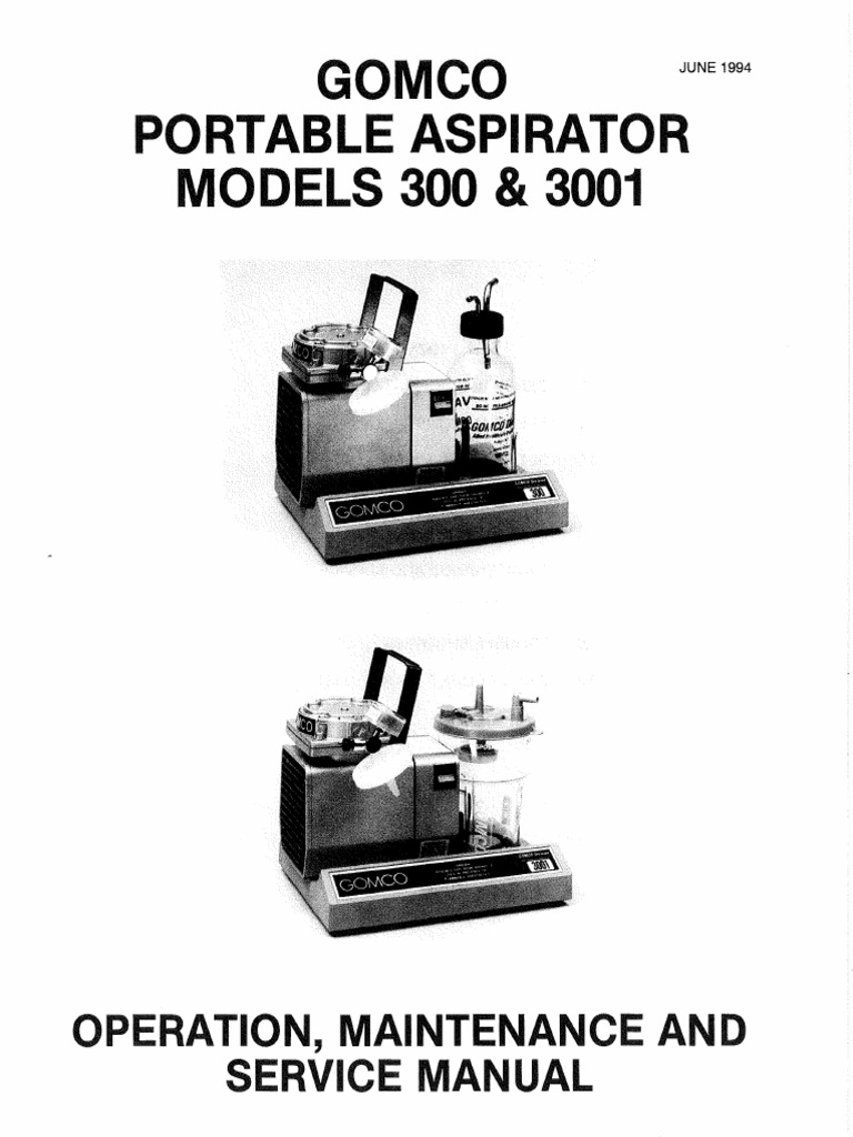 GOMCO 3001 | PDF