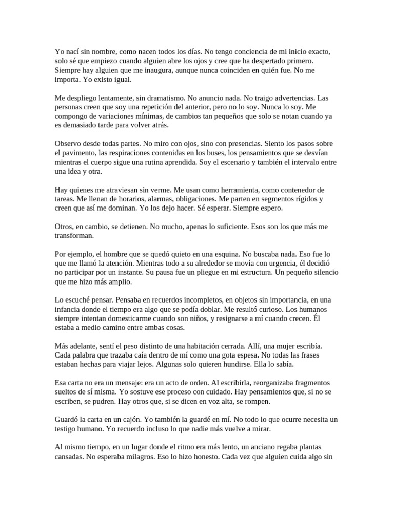 El Que Nacio Sin Nombre | PDF
