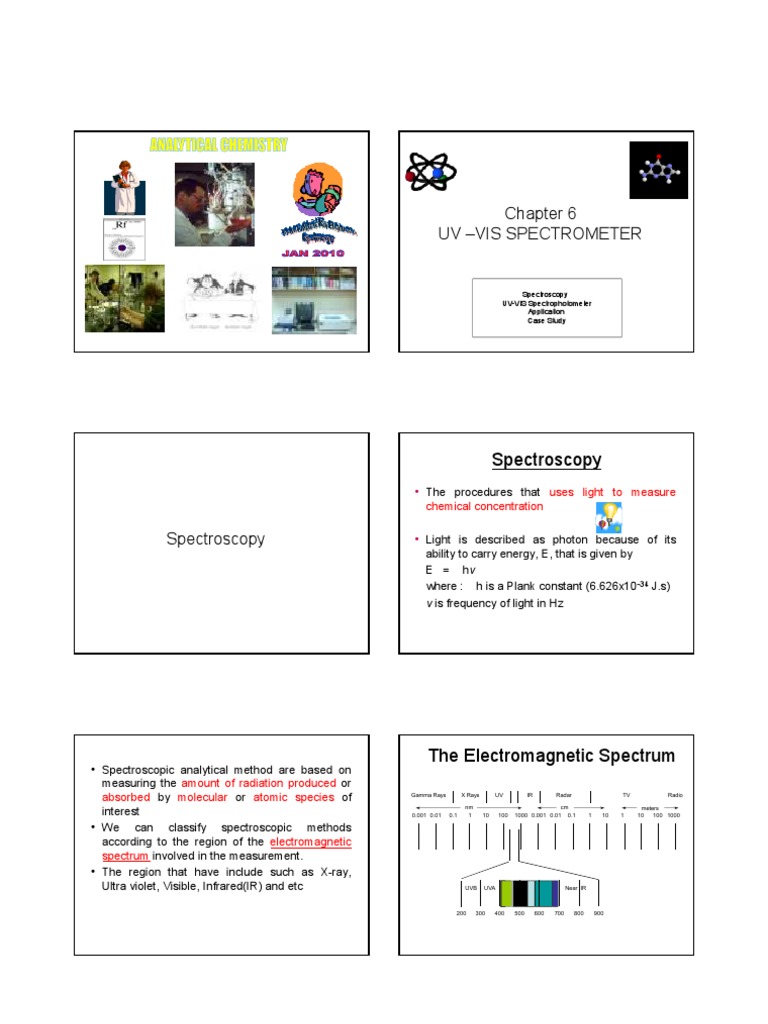 Chapter 6 - UV - Vis - PPT Compatibility Mode | PDF | Ultraviolet ...