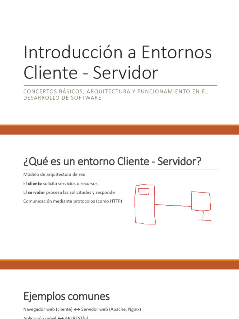 Introducción a Entornos Cliente-Servidor | PDF | Redes | Internet y web