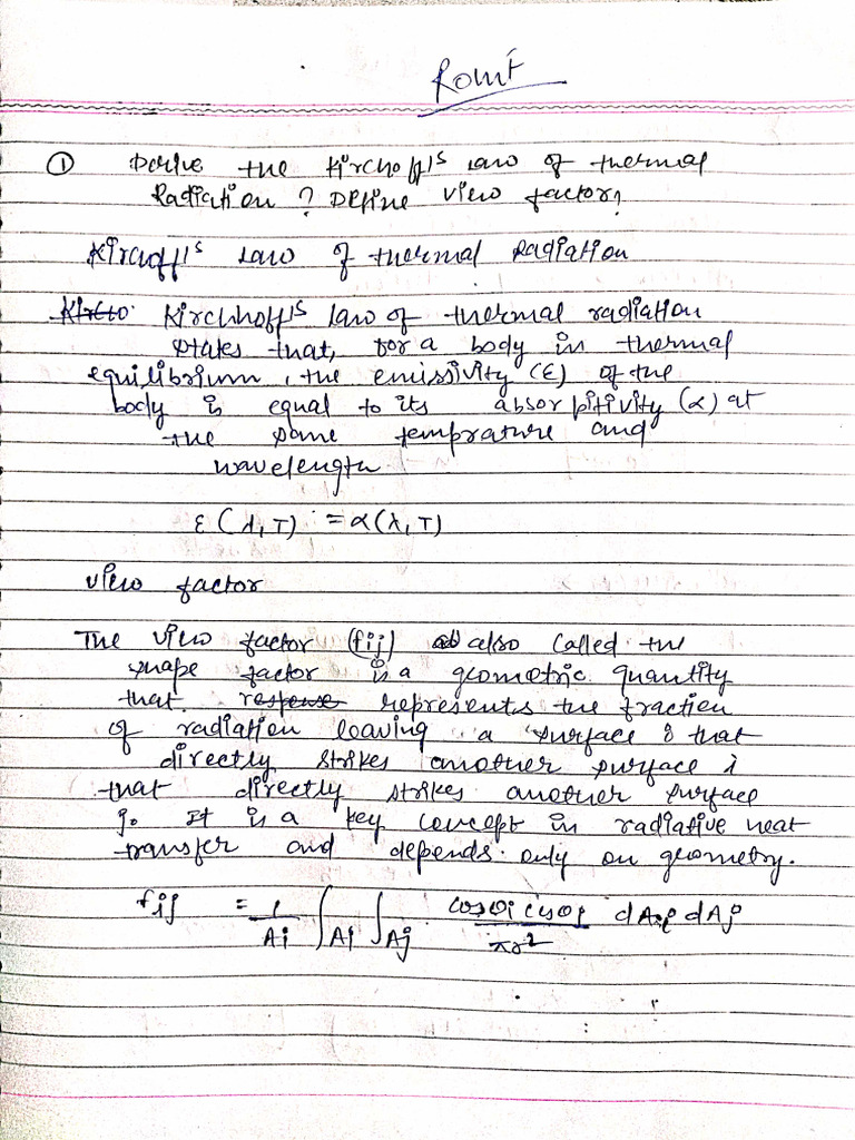 Heat Transfer Assignment 2 | PDF