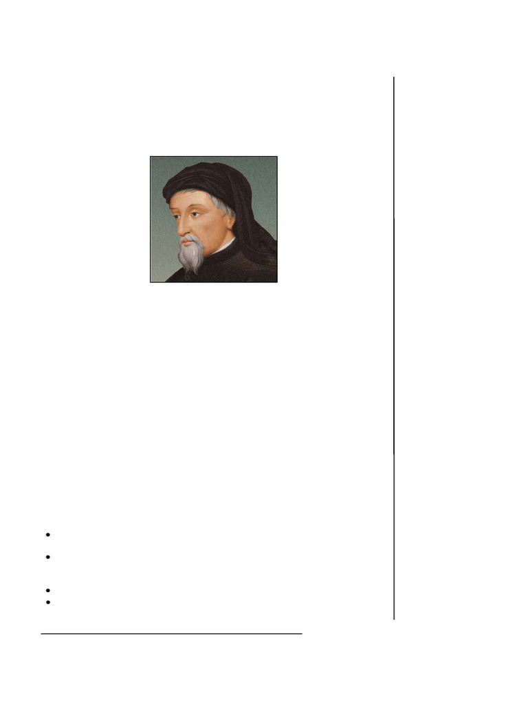 Understanding Geoffrey Chaucer's Works | PDF | Geoffrey Chaucer | The ...