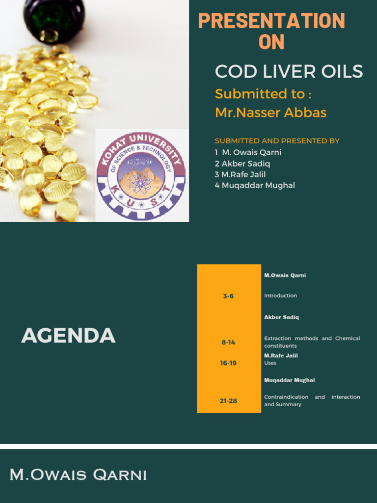 Cod liver oil 2 | PDF | Omega 3 Fatty Acid | Vitamin D