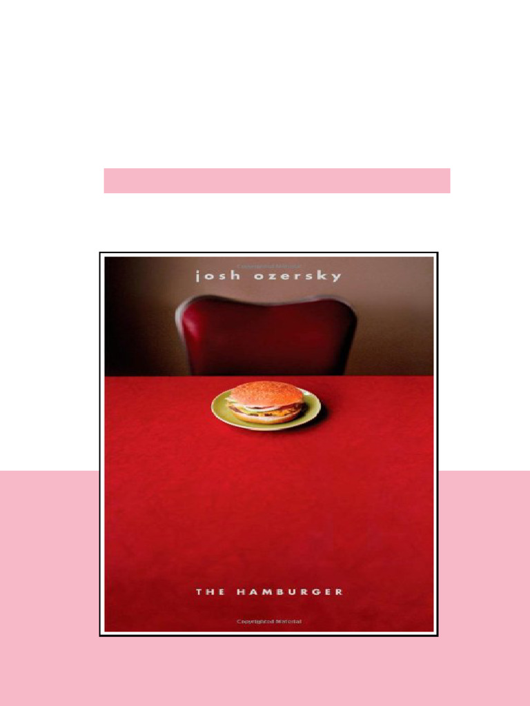 The Hamburger A History Josh Ozersky full digital chapters | PDF ...